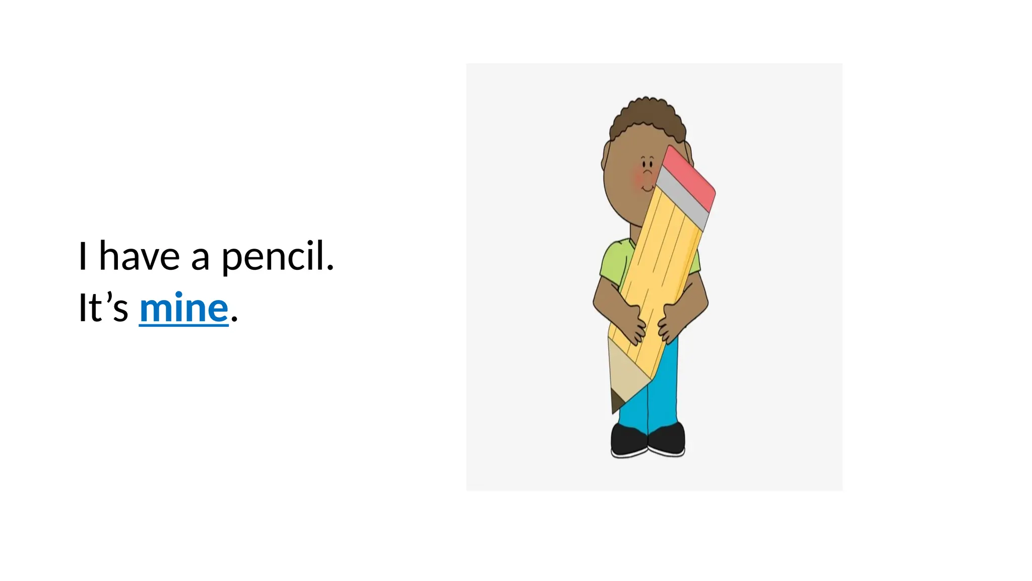 English possessive pronouns for all the grades from primary one until ...