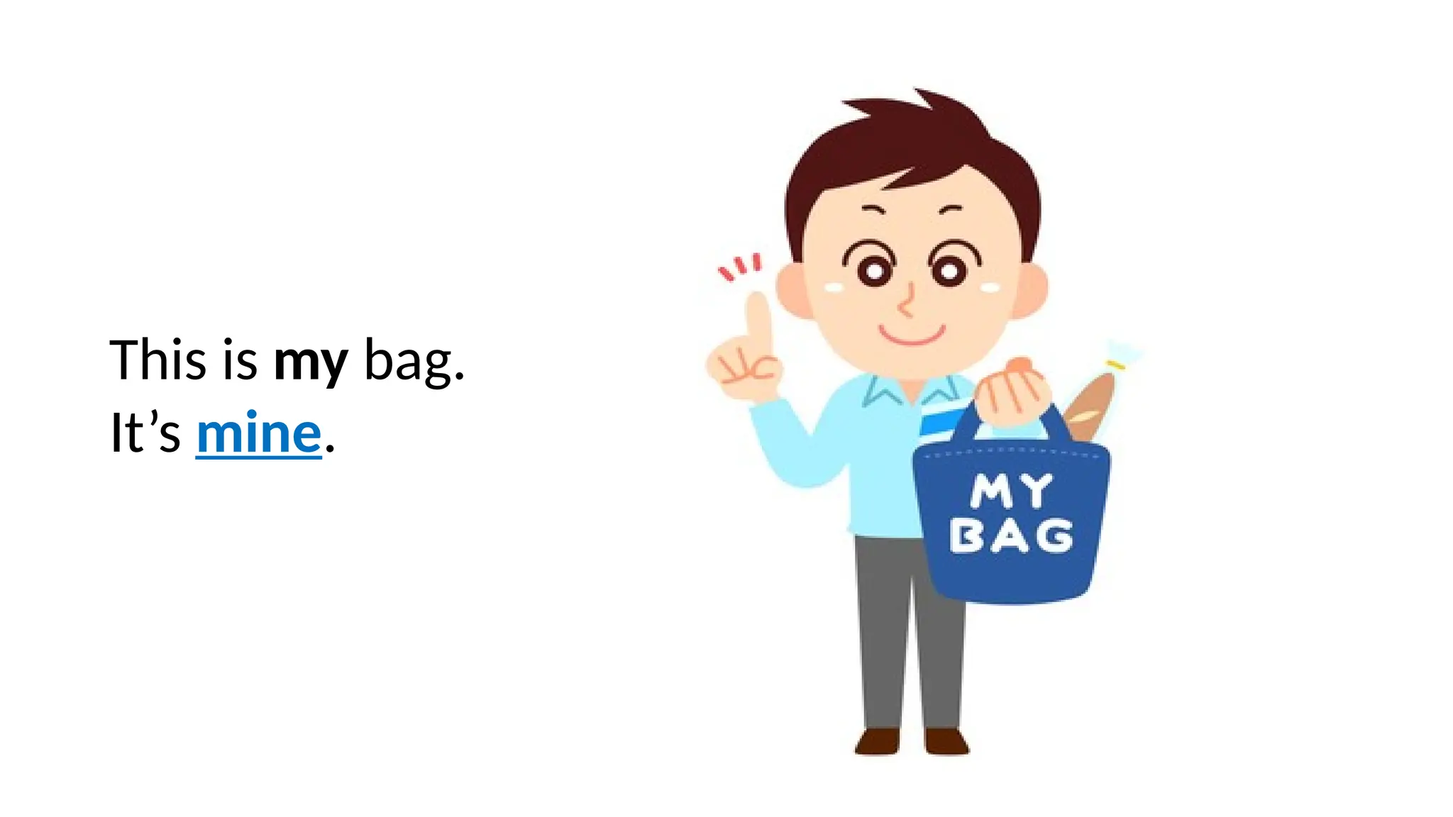 English possessive pronouns for all the grades from primary one until ...