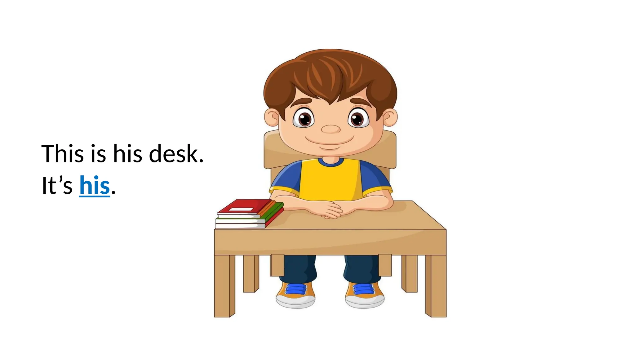 English possessive pronouns for all the grades from primary one until ...