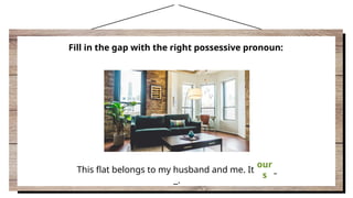 English possessive pronouns for all the grades from primary one until ...