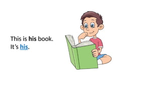English possessive pronouns for all the grades from primary one until ...