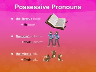 Possessive pronouns | PPTX