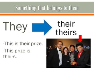 Possessive pronouns | PPT
