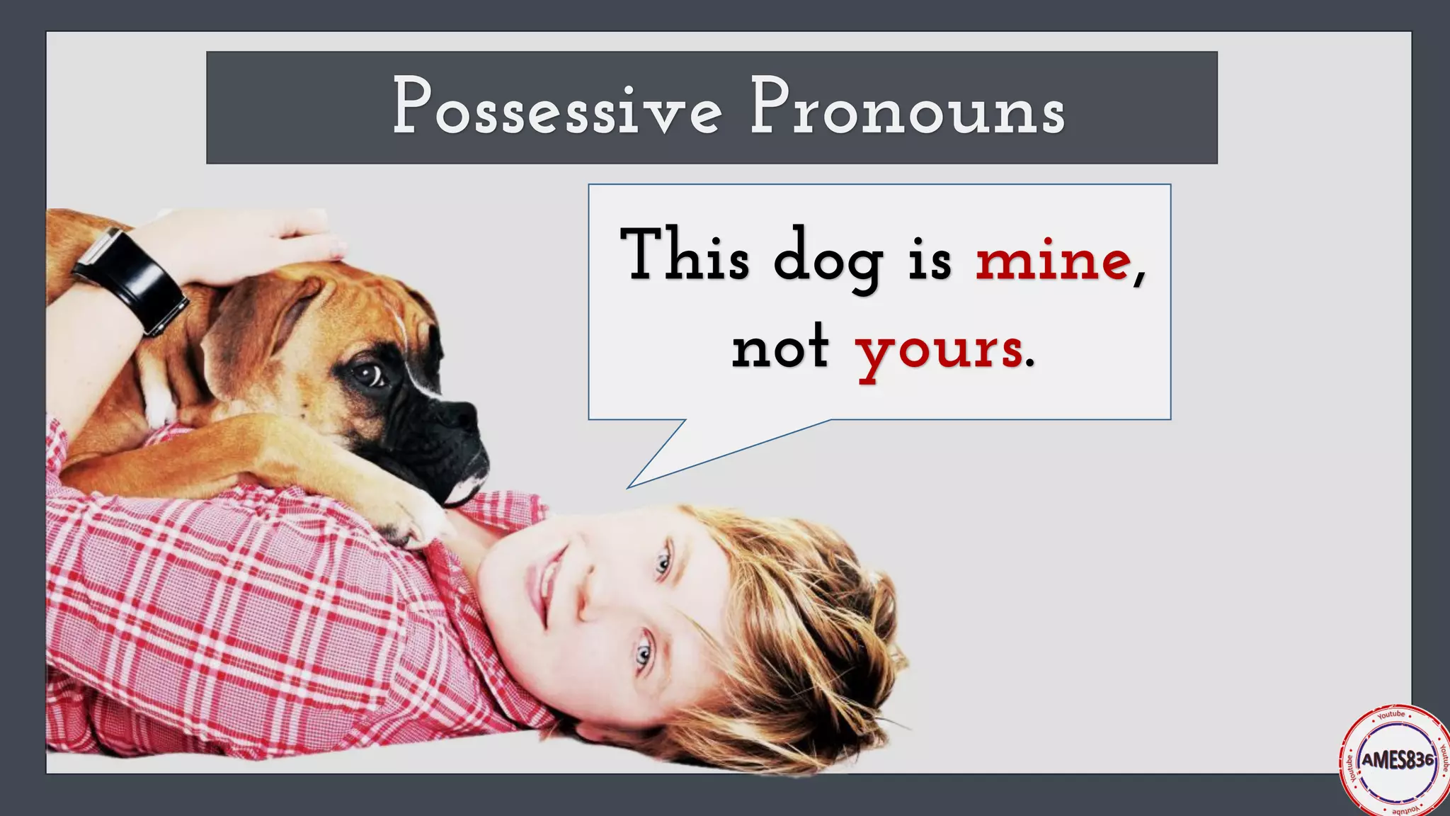 Possessive pronouns - English Language | PDF