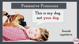 Possessive pronouns - English Language | PDF
