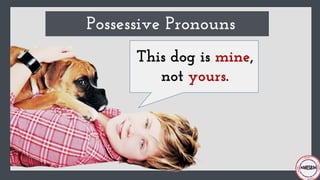 Possessive pronouns - English Language | PDF