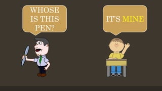 Possessive pronouns | PPTX