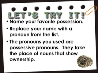 Contractions With Pronouns | PPT