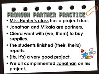 Contractions With Pronouns | PPT