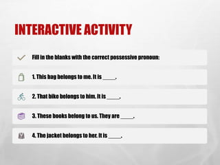 Possessive_Pronouns_6th_Grade (1).pptx.. | PPTX