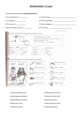 Possessive pronouns and possessive case | DOCX