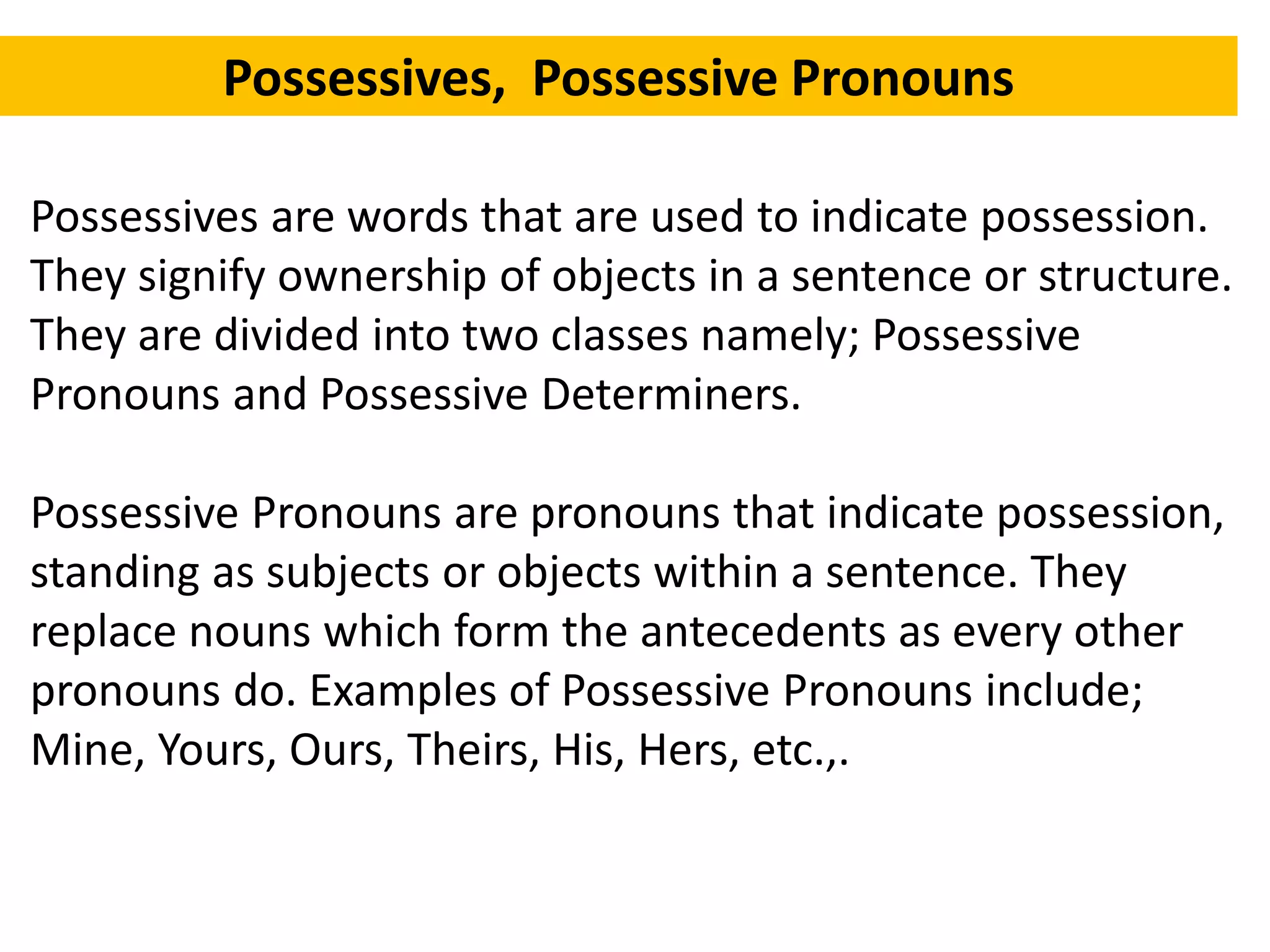 Possessive Pronouns vs Possessive determiners-WPS Office.pptx