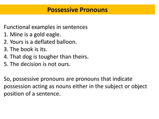 Possessive Pronouns vs Possessive determiners-WPS Office.pptx