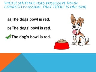 Possessives | PPTX