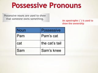 Possessives | PPTX
