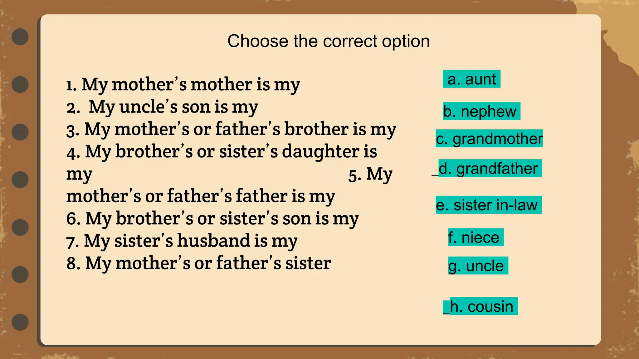 Possessive ´S .pptx in Family vocabulary | PPTX