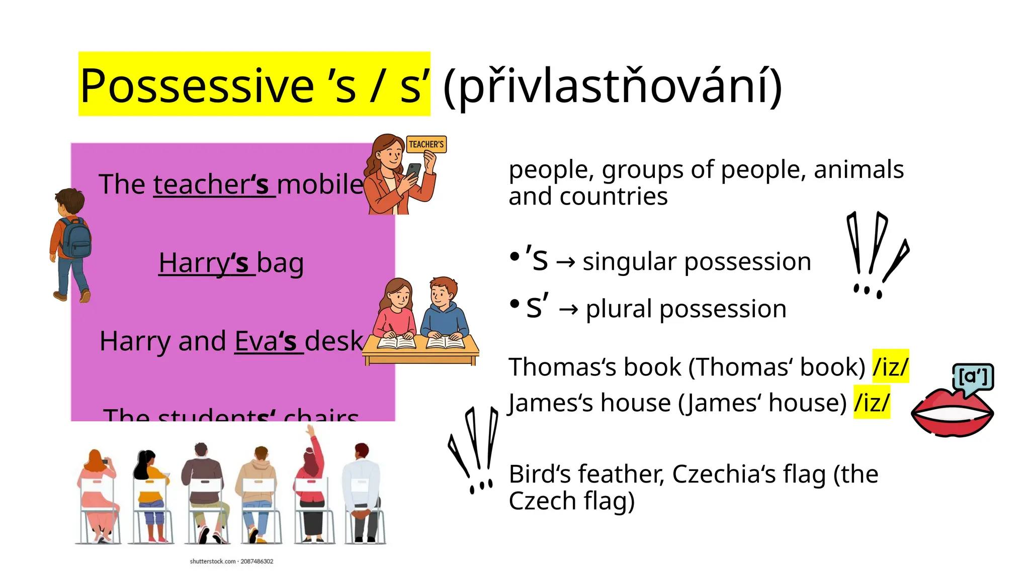 Possessive’s.pptx - English grammar A1 Level | PPTX