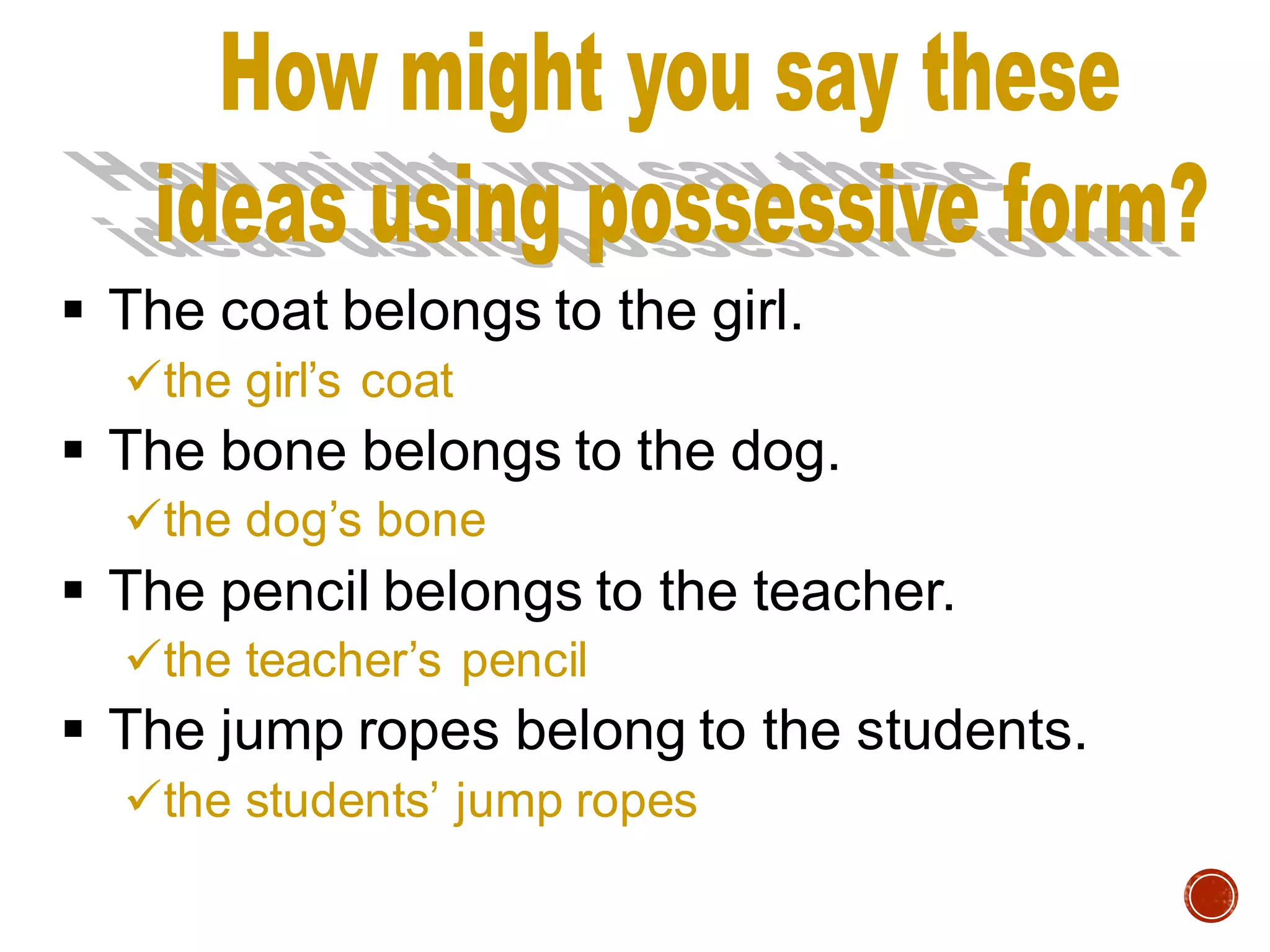 Possessives noun.pdf