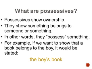 Possessives noun.pdf
