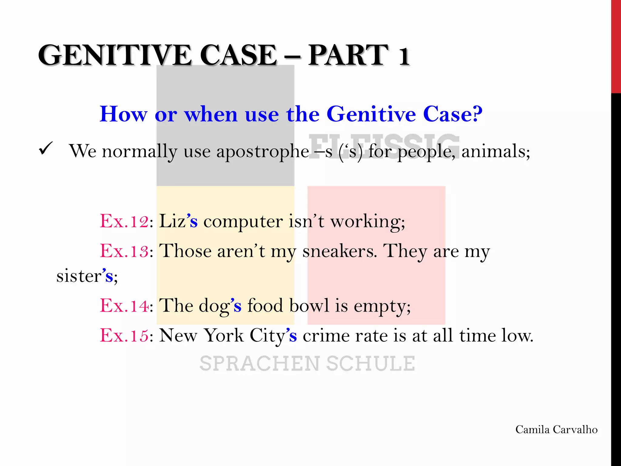 Possessive structures - Part 1 | PPT