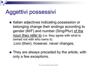 Possessivi | PDF