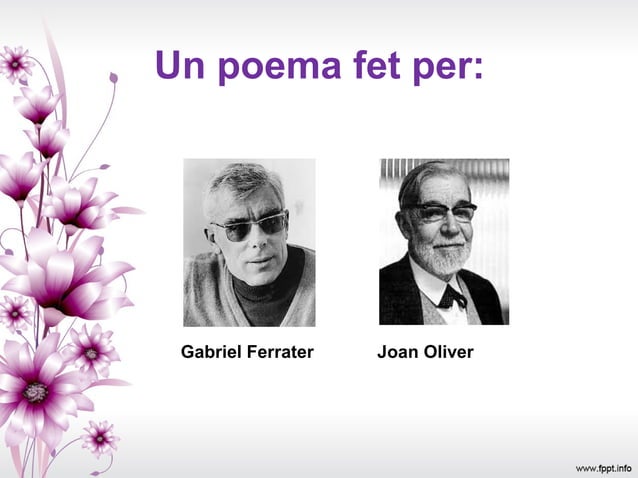 Posseït de Gabriel Ferrater Marc i Sergi | PPT