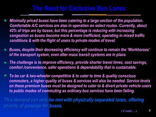 Possibilities For Bus Lane System | PPS