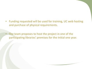 Possibilities of a union catalogue for Kenya libraries | PPTX