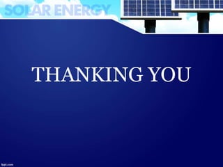 Possibilities of solar energy | PPTX