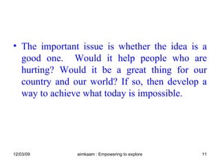 Possibility Thinking | PPS