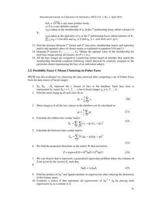 Possibility fuzzy c means clustering for expression invariant face recognition | PDF