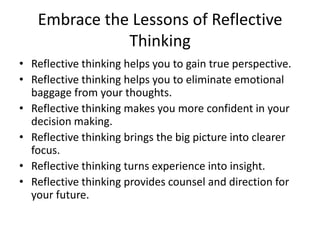 Possibility thinking | PPTX