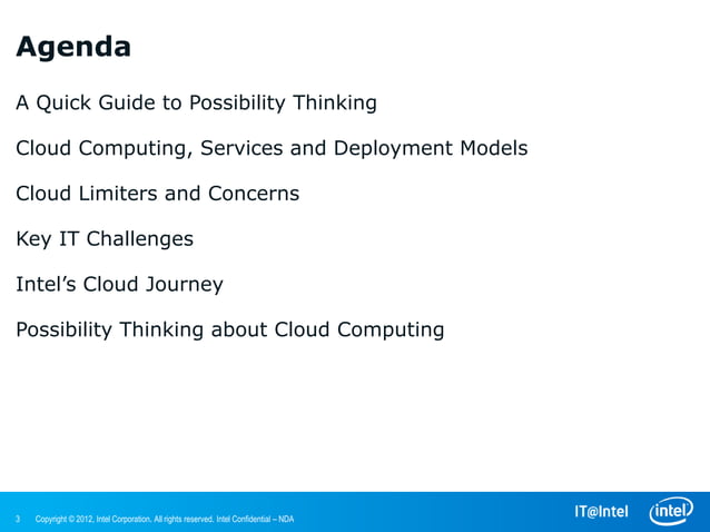 Possibility Thinking about Cloud Computing | PPT