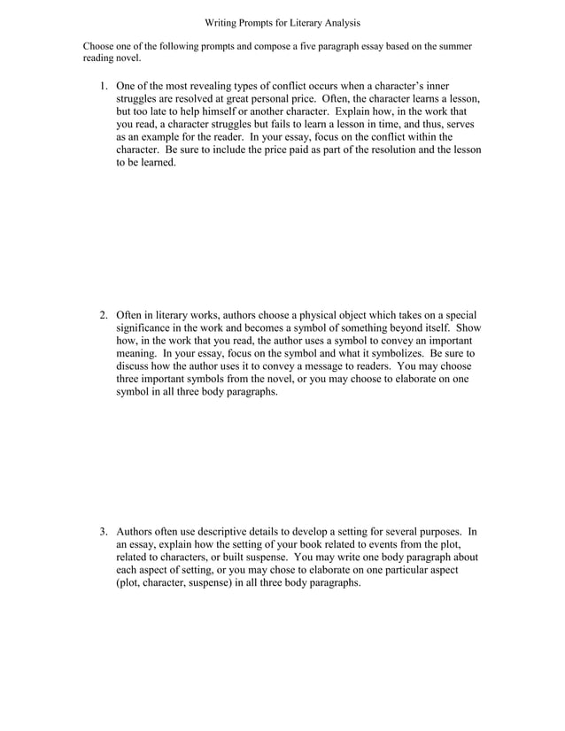Possible writing-prompts-for-literary-analysis-msk | PDF