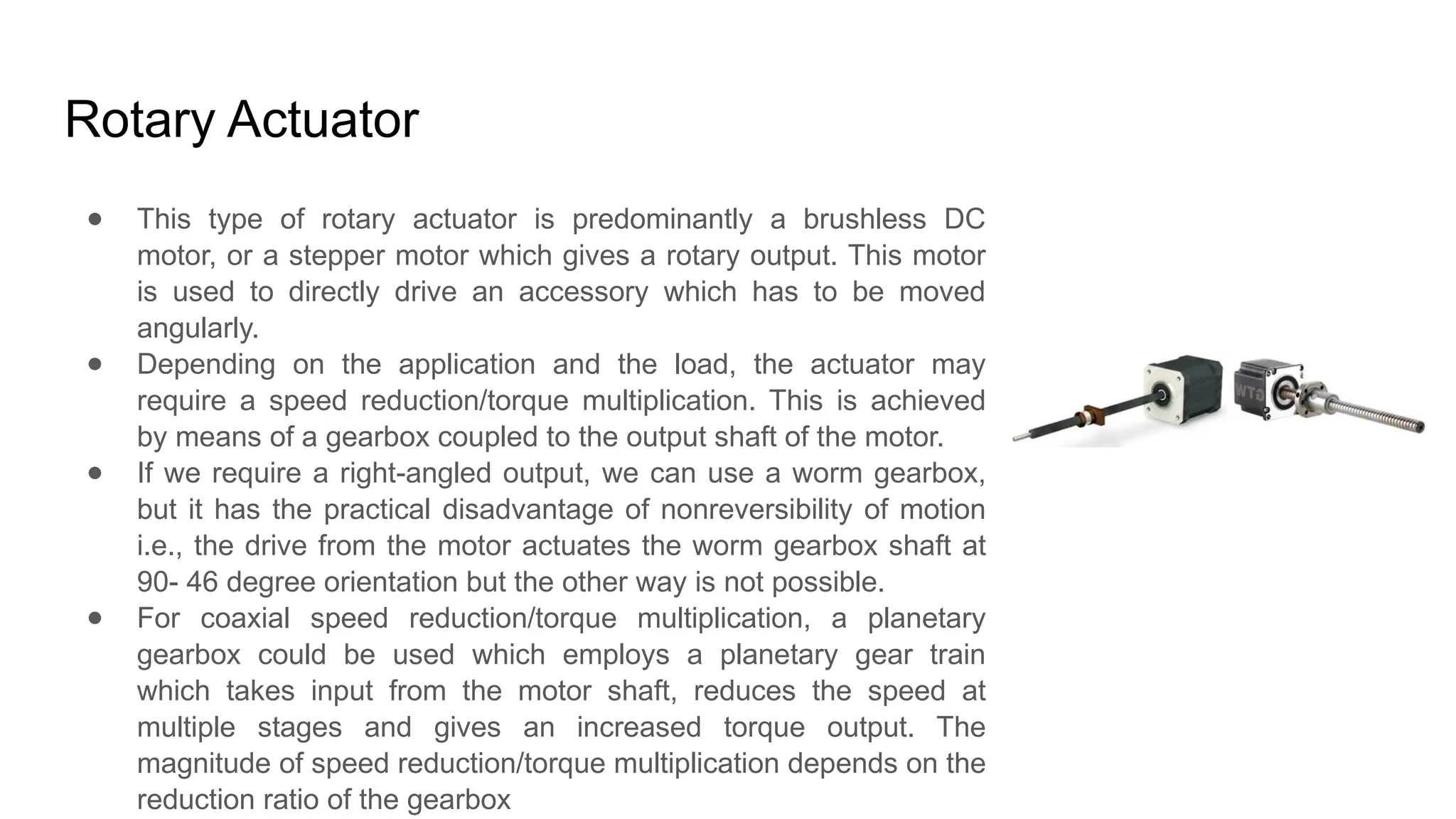 Possible actuators for autonomous steering.pptx