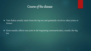 Possible correlation of vatarakta | PPTX
