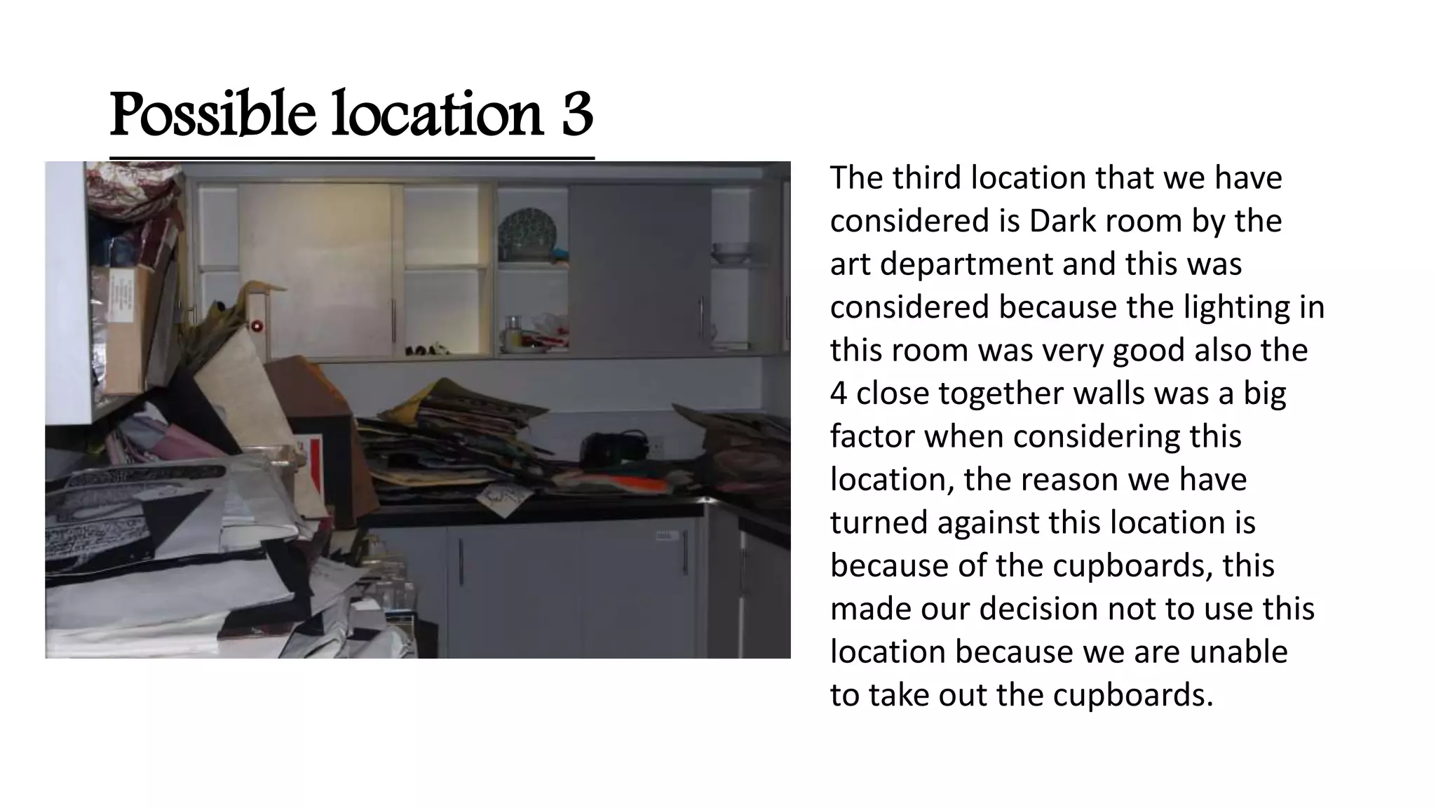 Possible locations | PPTX