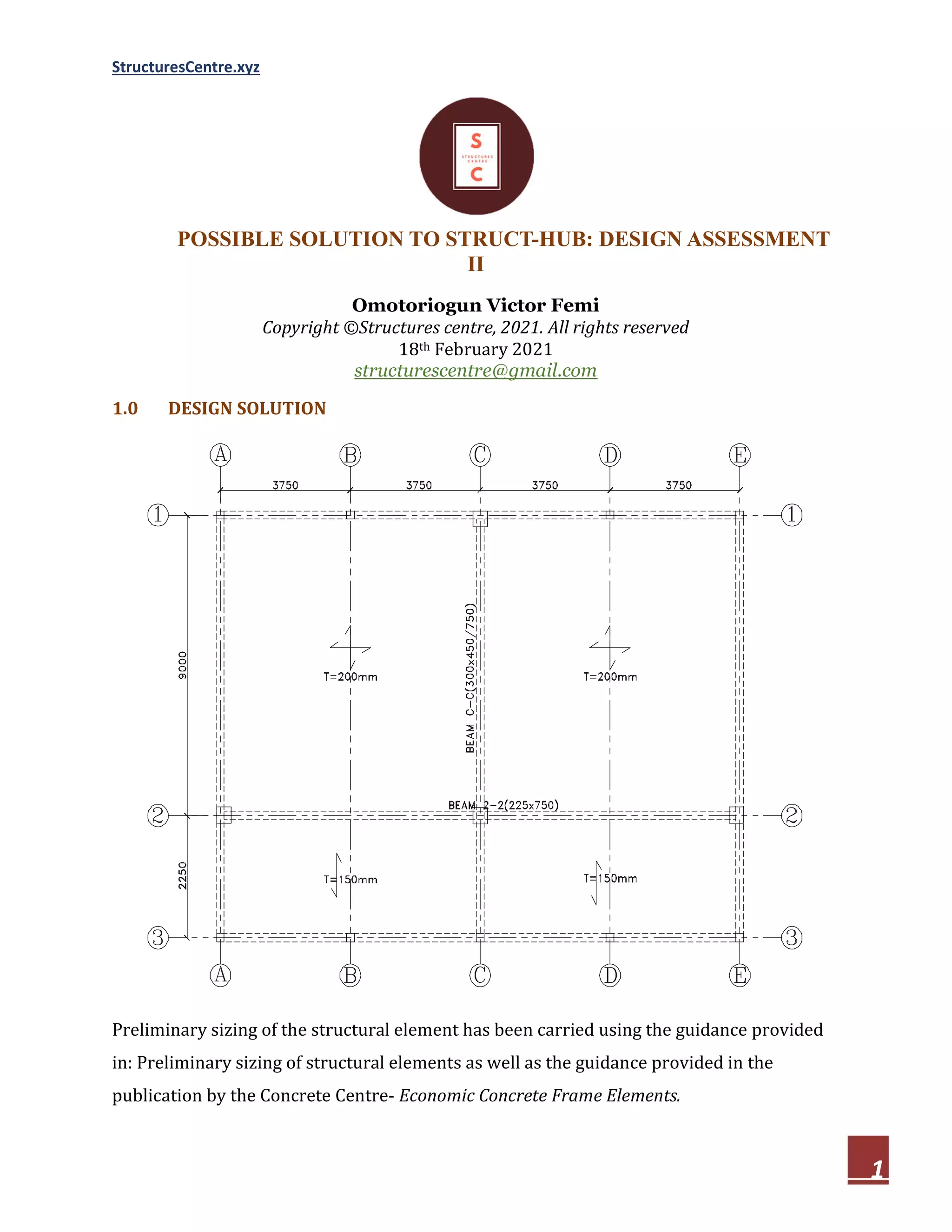 Possible solution struct_hub_design assessment | PDF