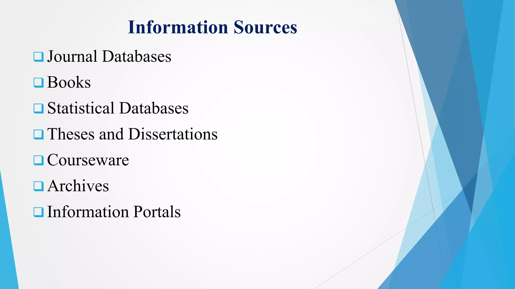 Possible ways of getting oneself abreast of current literature | PPTX