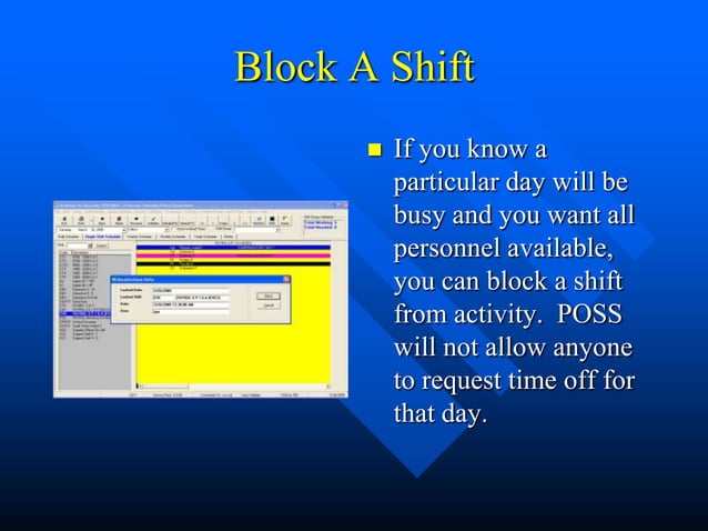 Police Officer’s Scheduling System | PPT