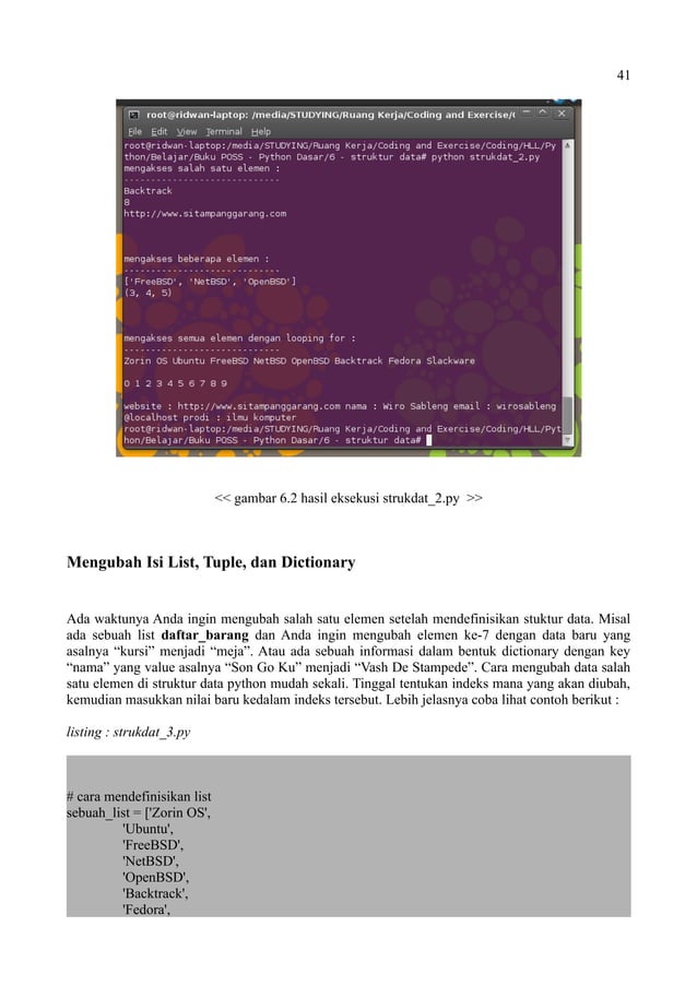 Pemrograman Python Dasar | PDF