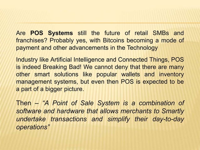 Tired of Crappy Old POS Systems? Explore the New Age Point of Sale ...