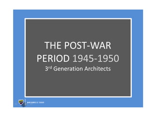 Post-War Period | PDF