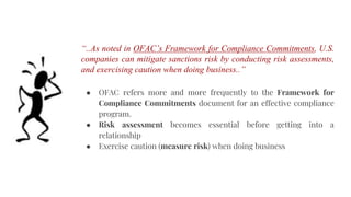 OFAC Apple Inc Settlement. Lessons Learned | PPT