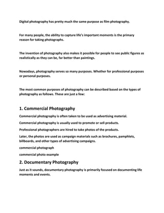 What is Digital Photography | PDF