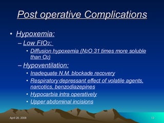 Post Anesthesia Care Unit | PPT