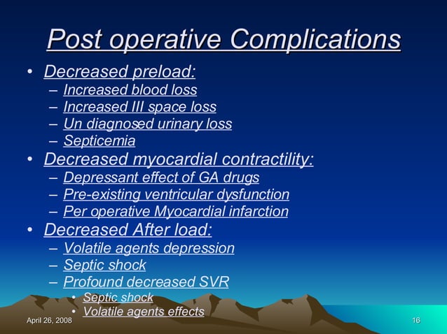 Post Anesthesia Care Unit | PPT | Lung and Respiratory Health ...