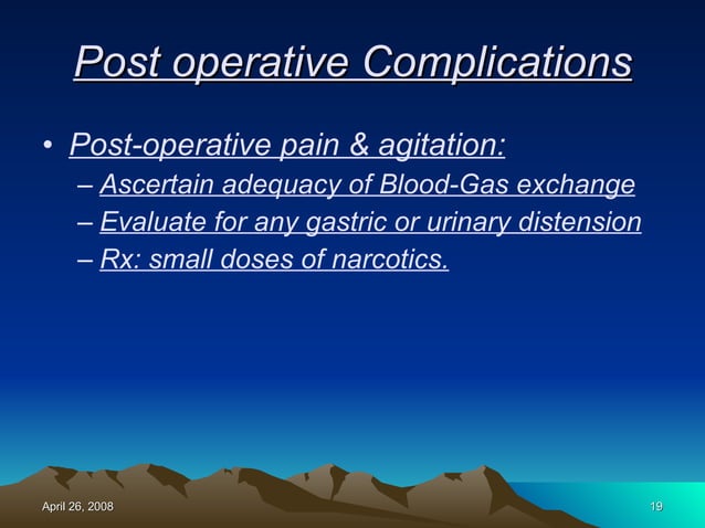 Post Anesthesia Care Unit | PPT | Lung and Respiratory Health ...