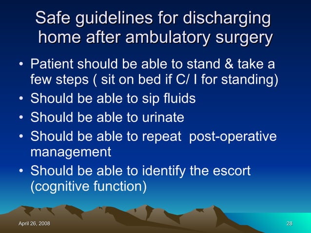 Post Anesthesia Care Unit | PPT | Lung and Respiratory Health ...