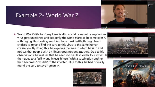 Post apocalyptic storyline- power point | PPTX